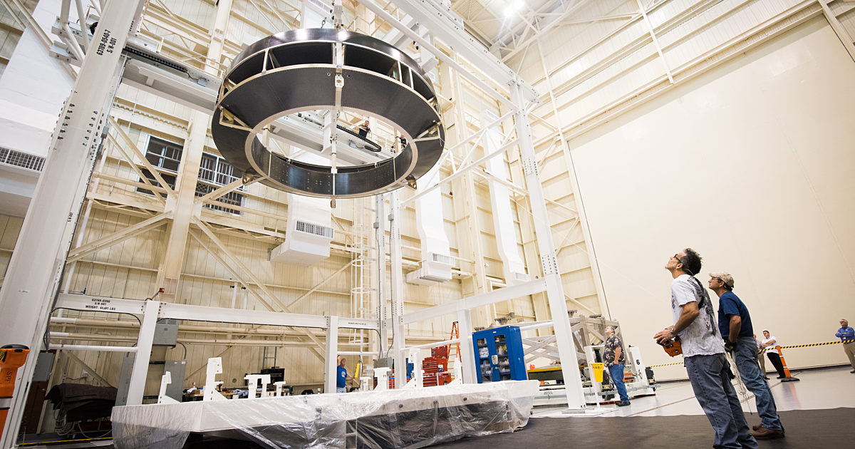 Orion crew module adapter test article | The Planetary Society
