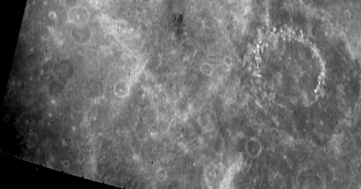 Vivaldi crater and environs from Mariner 10 | The Planetary Society