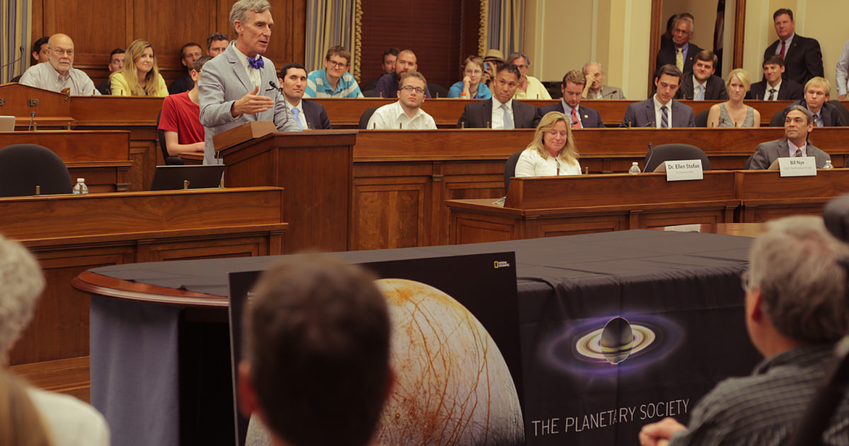 Bill Nye on Capitol Hill | The Planetary Society