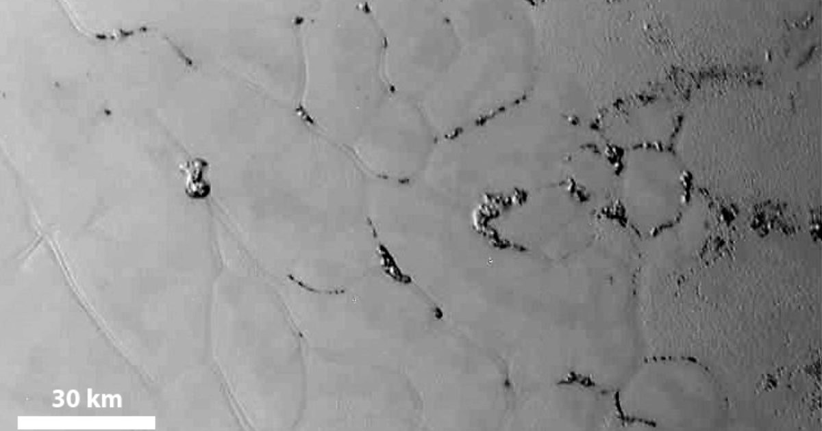 Detail view of hills within cellular terrain… | The Planetary Society