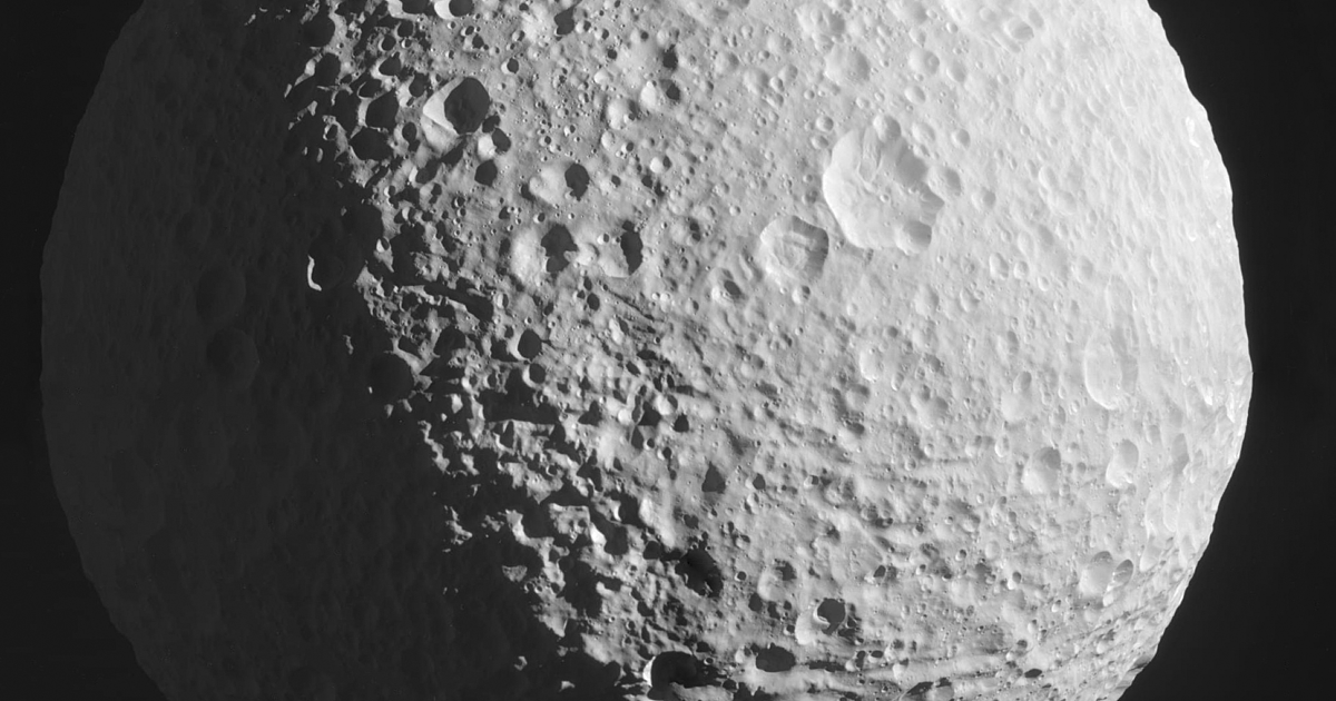 Gibbous Mimas | The Planetary Society