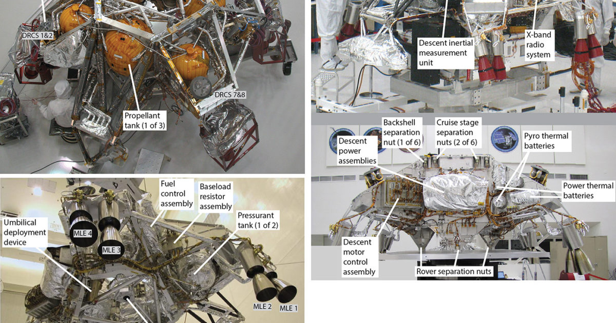 Draft Descent Stage figure for Curiosity… | The Planetary Society