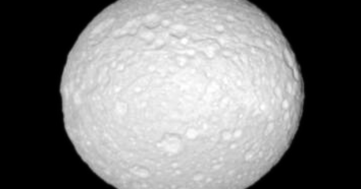 Mimas' ellipsoidal shape | The Planetary Society