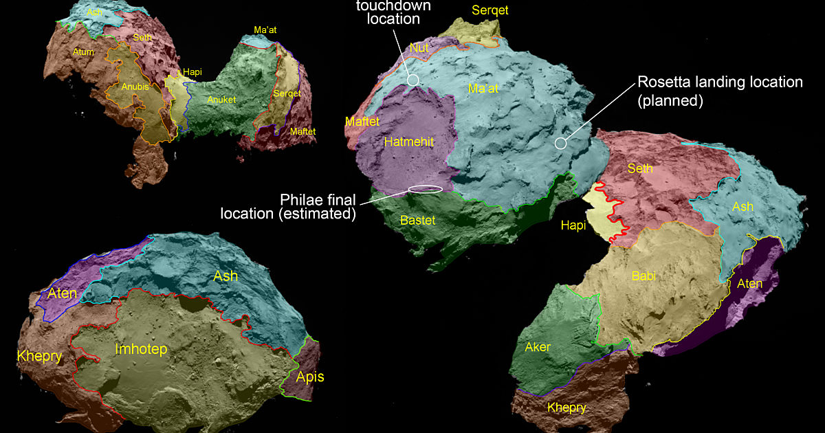 Rosetta end-of-mission plans: Landing site,… | The Planetary Society