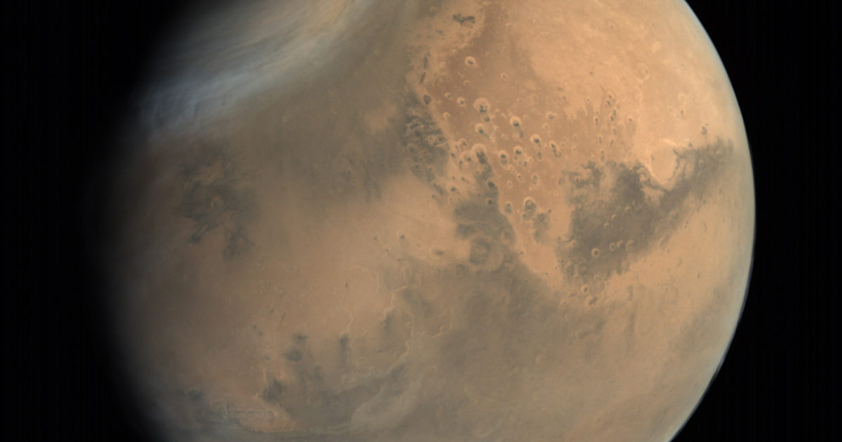 Global view of Mars from MOM: Chryse and… | The Planetary Society