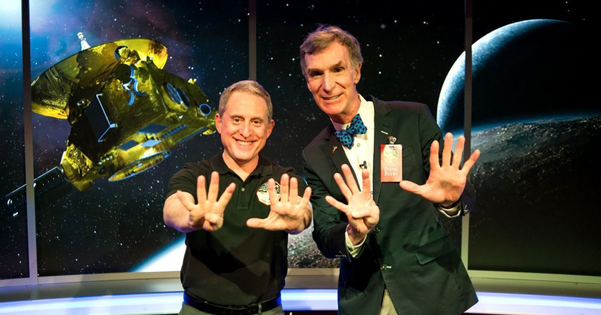Alan Stern and Bill Nye celebrate the Pluto… | The Planetary Society