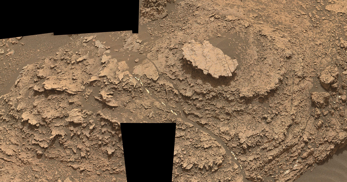 Nodule-filled bedrock outcrop, Curiosity sol… | The Planetary Society