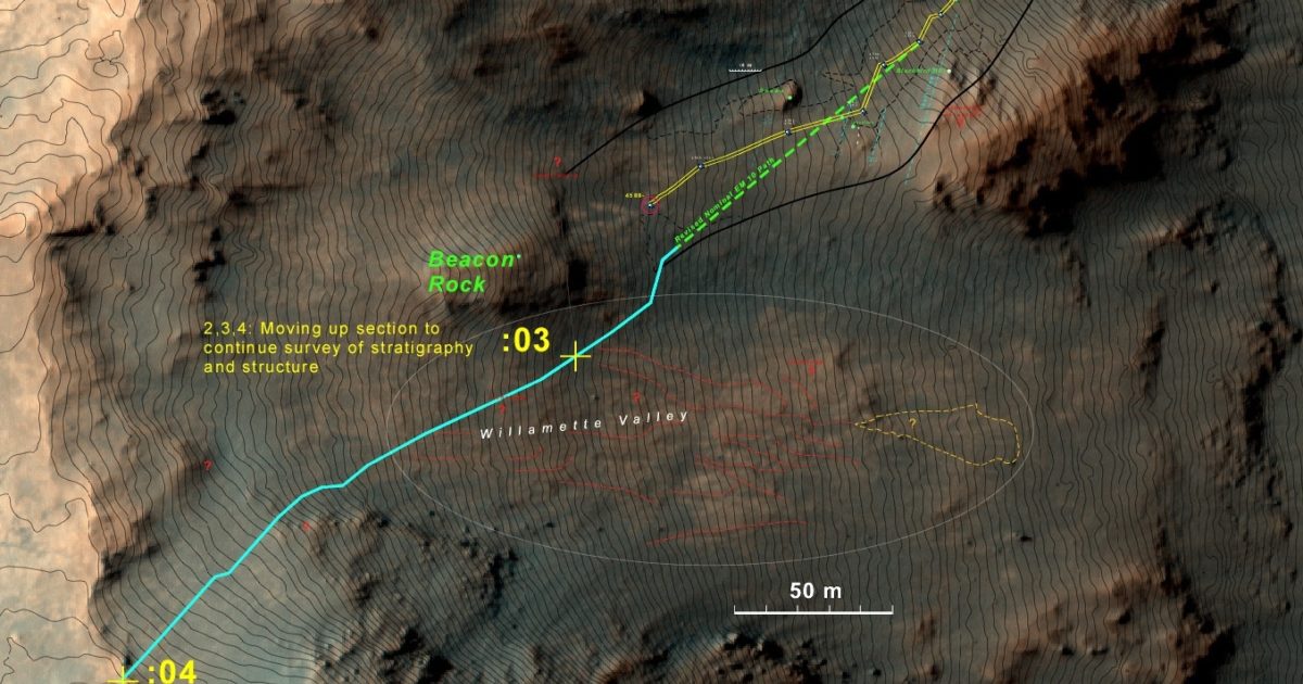 Opportunity's upcoming traverse | The Planetary Society