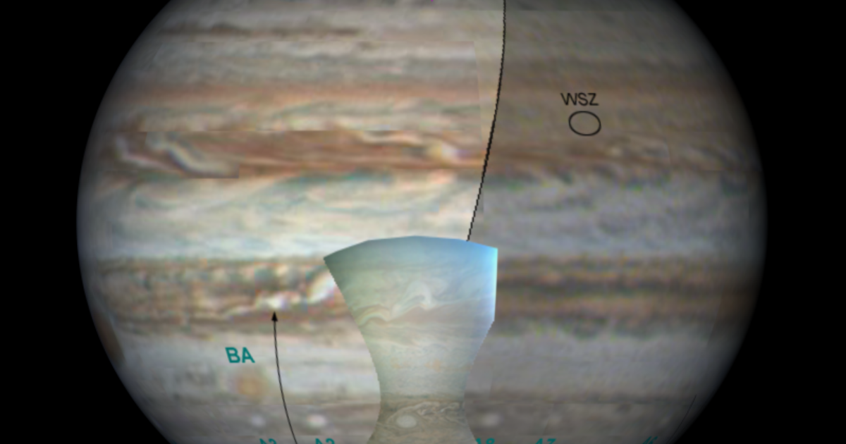 Context view for these Juno images | The Planetary Society
