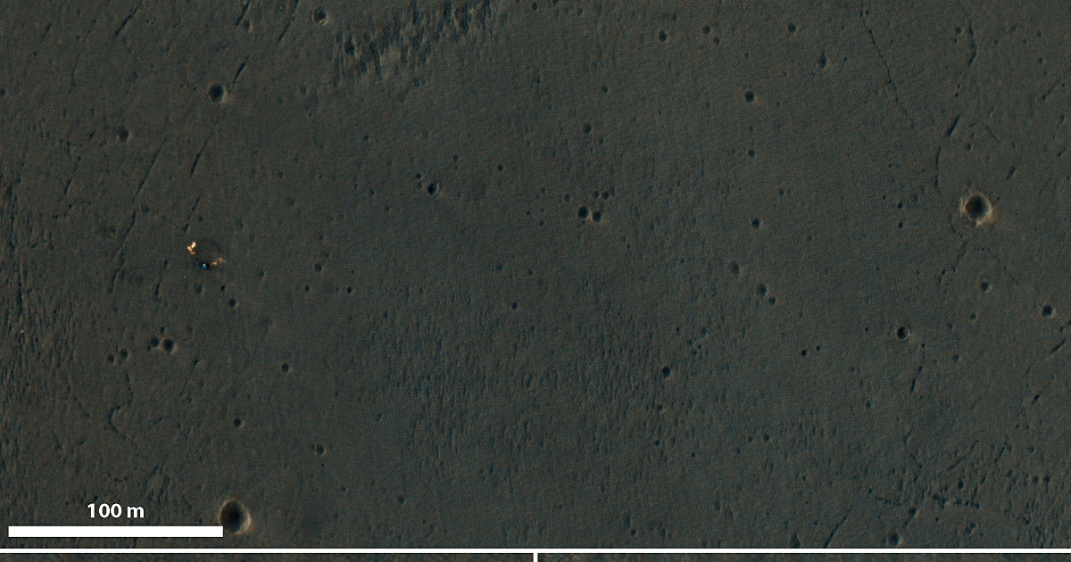 Opportunity's landing site in color for the… | The Planetary Society