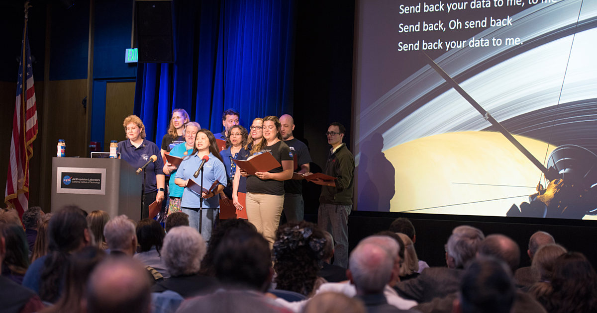 The "Cassini Virtual Singers" perform | The Planetary Society