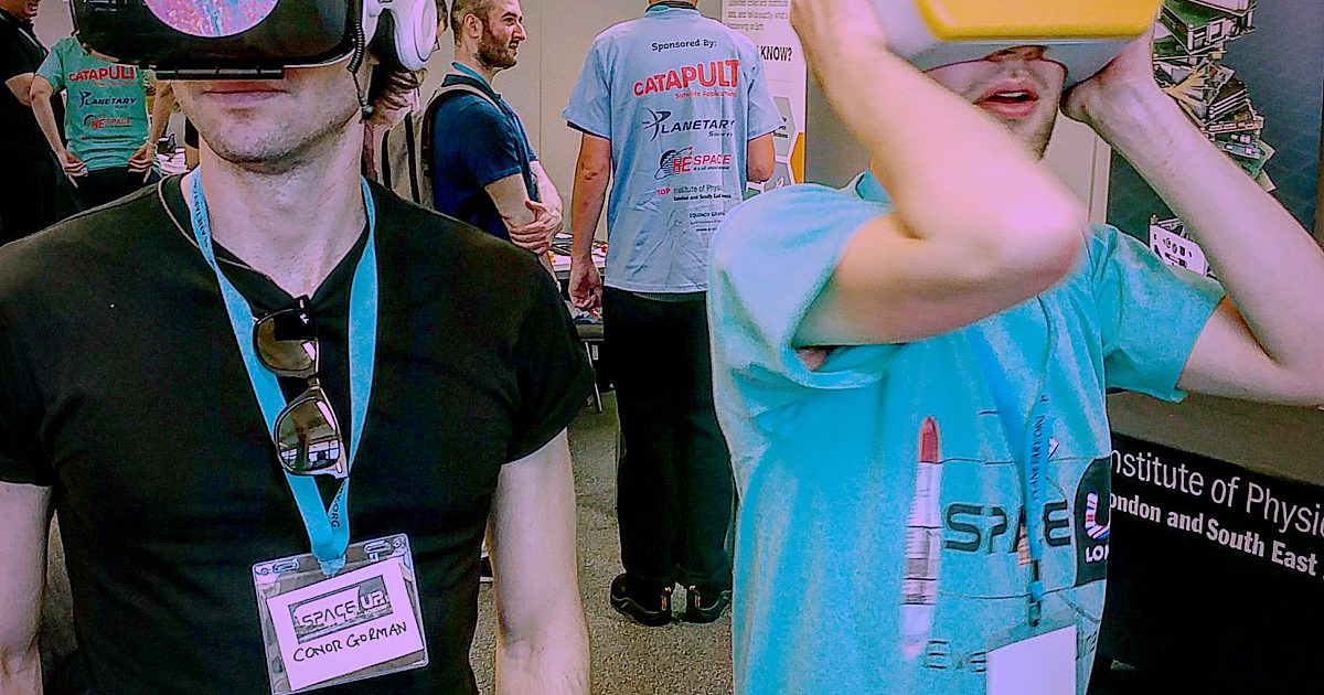 Virtual Reality experiences at SpaceUp London | The Planetary Society