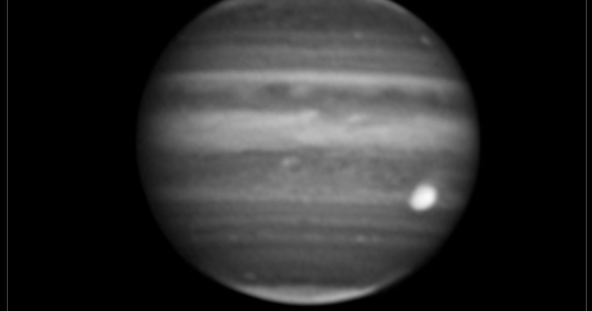 Jupiter on June 10, 2017 (methane filter) | The Planetary Society