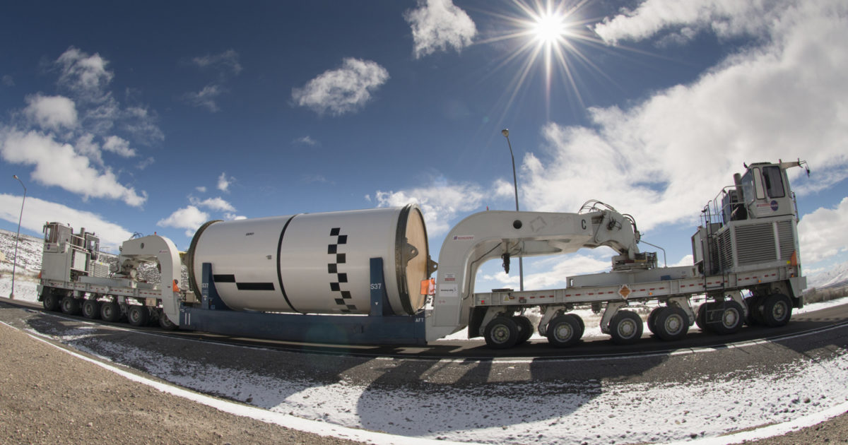 SLS EM-1 booster segment | The Planetary Society