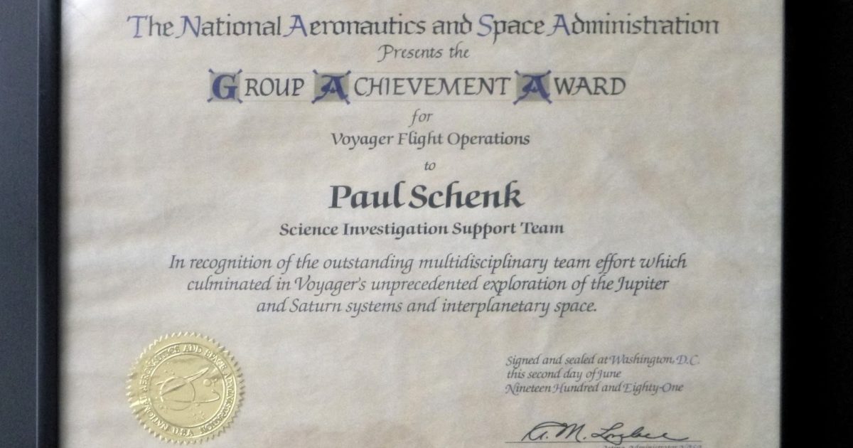 It's a major award! | The Planetary Society