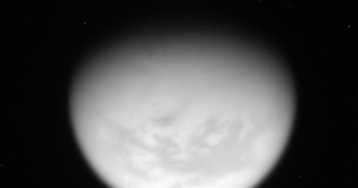Global view of Titan through the CB3 filter | The Planetary Society