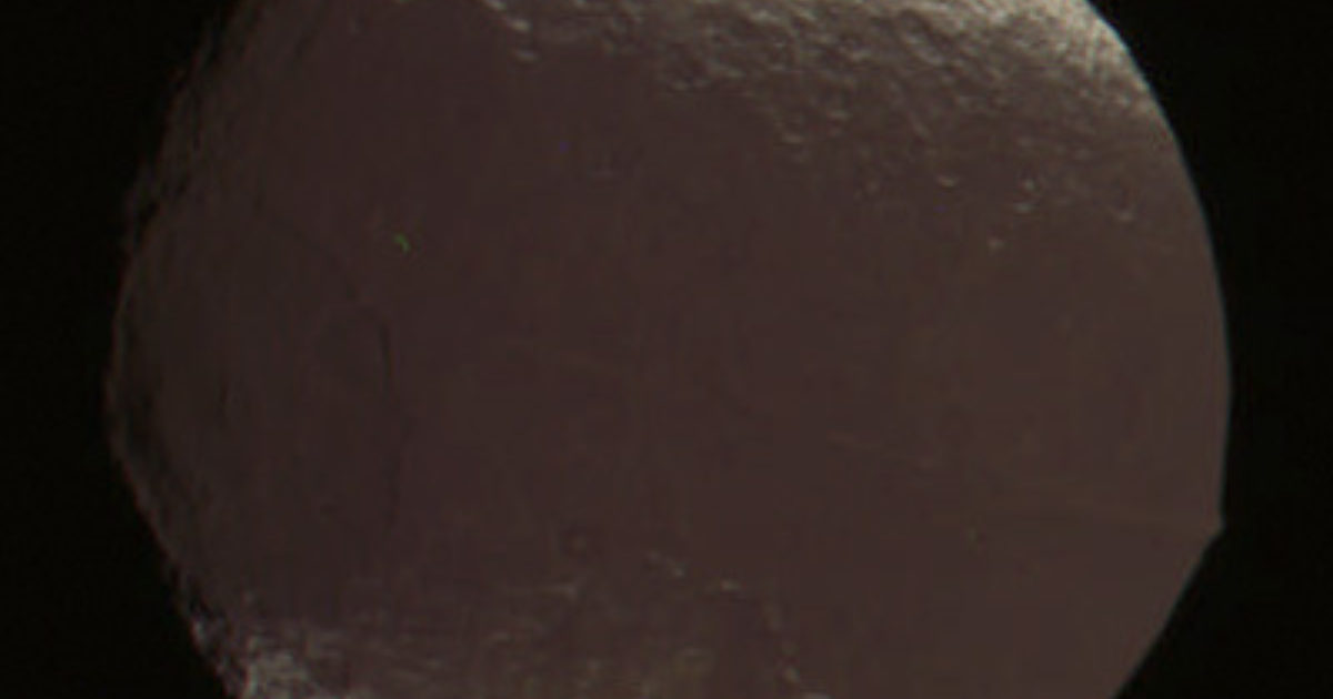 Iapetus in false color | The Planetary Society