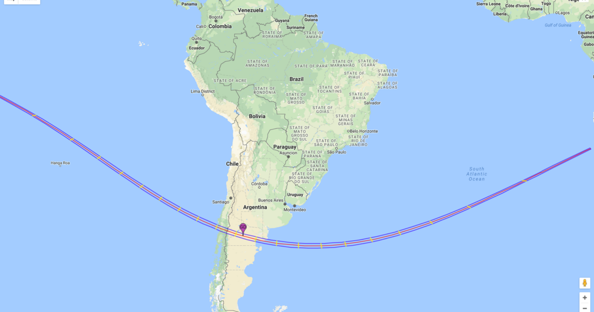 Eclipse map: 14 December 2020 | The Planetary Society