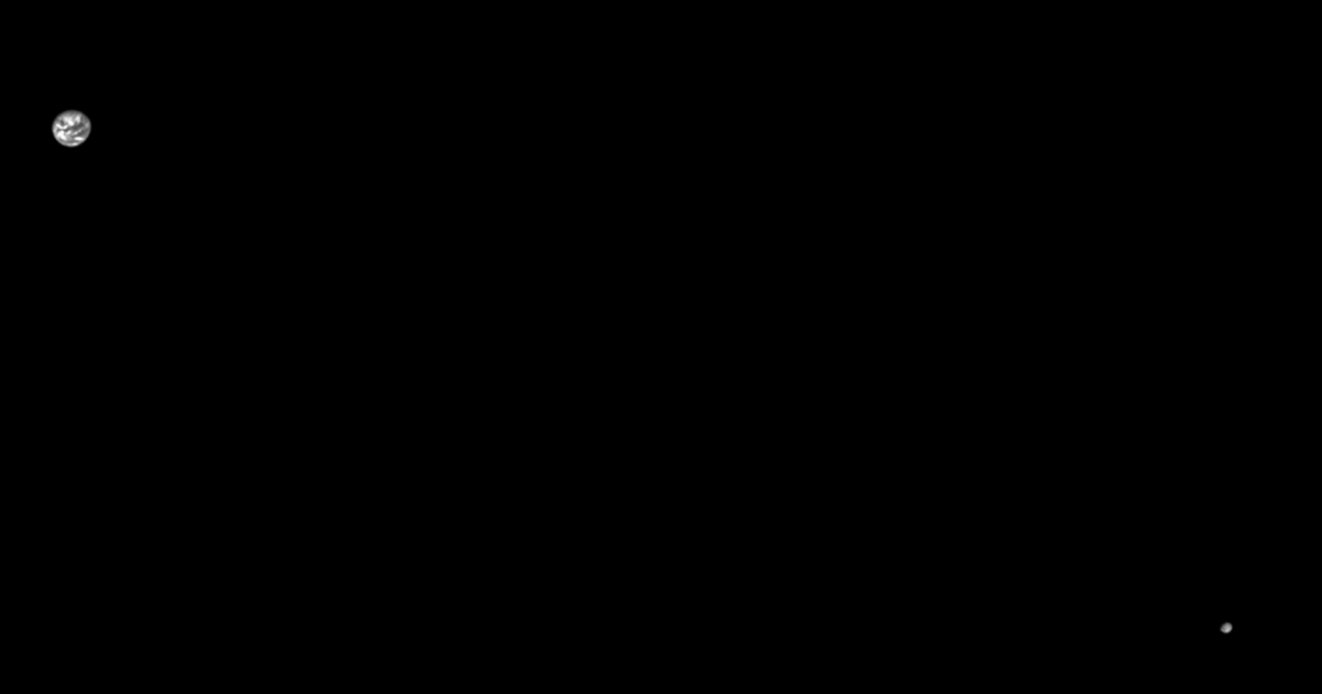 OSIRIS-REx NavCam view of Earth and the Moon… | The Planetary Society OSIRIS-REx NavCam view of Earth and the Moon… | The Planetary Society