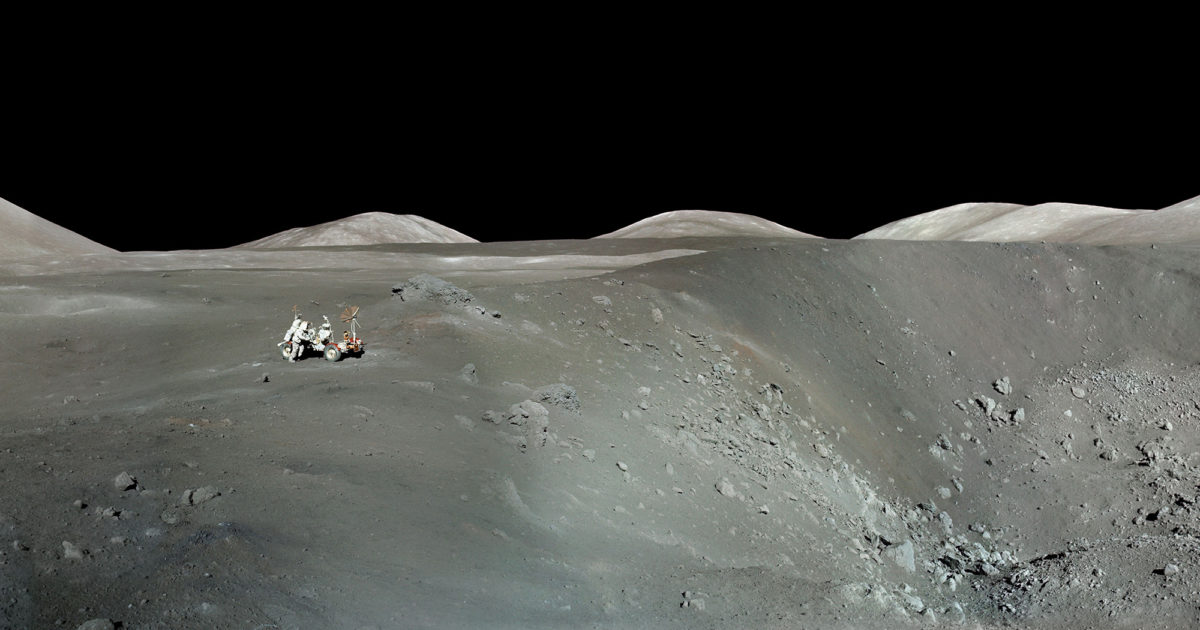 Harrison Schmitt at Shorty Crater | The Planetary Society