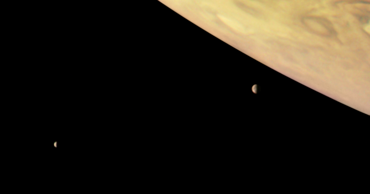 Jupiter, Io, and Europa from Juno | The Planetary Society