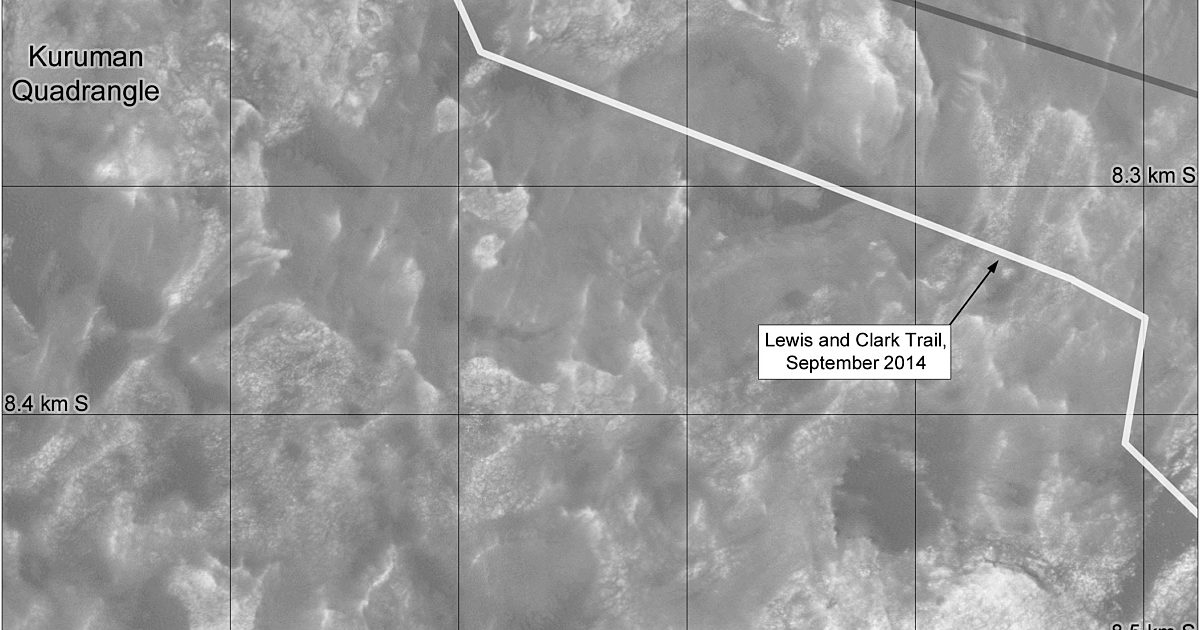 Phil Stooke's Curiosity Route Map Detail:… | The Planetary Society