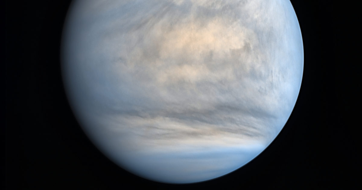Global view of Venus in ultraviolet from… | The Planetary Society