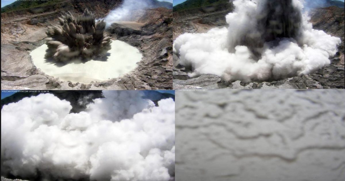 Phreatomagmatic eruption at Poás volcano,… | The Planetary Society