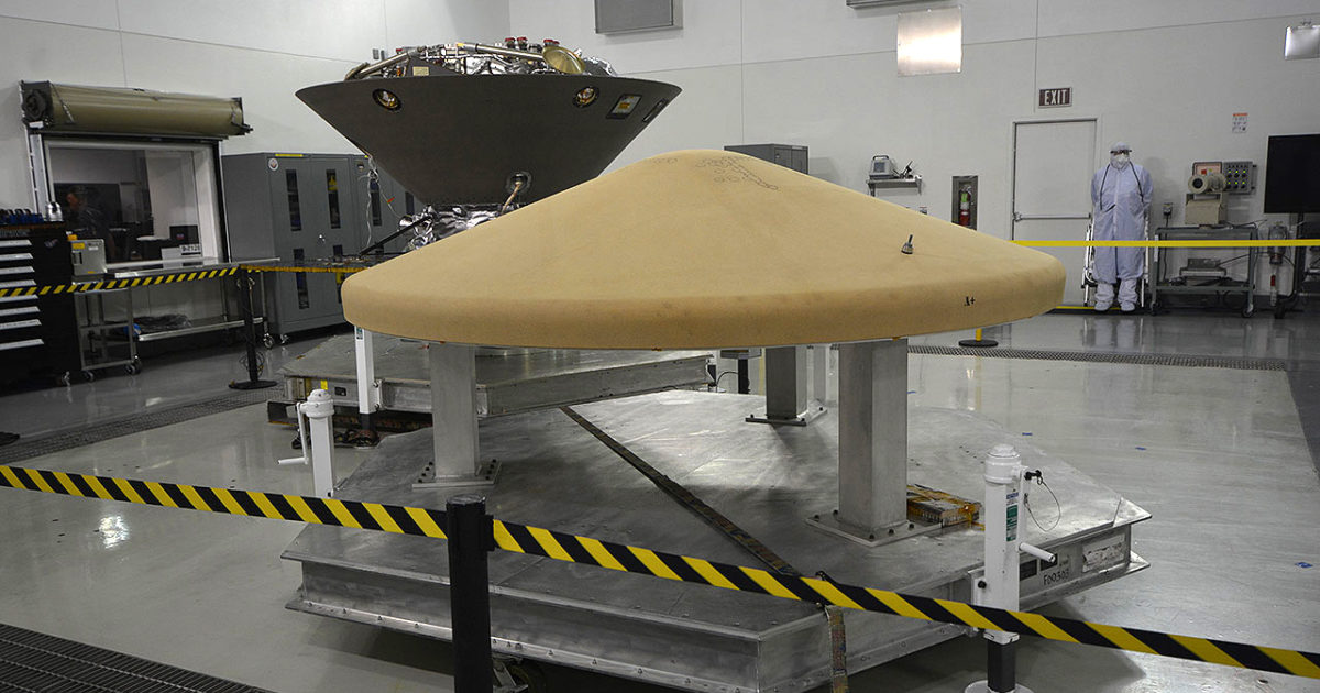 InSight and its heat shield | The Planetary Society