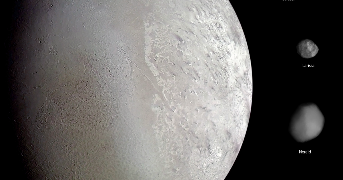 High-resolution views of Neptune's moons from… | The Planetary Society