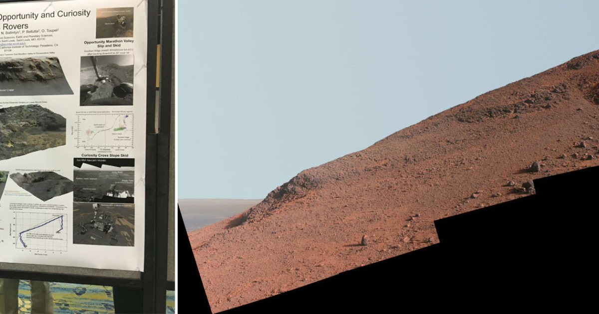 Ray Arvidson and the perils of hill driving… | The Planetary Society