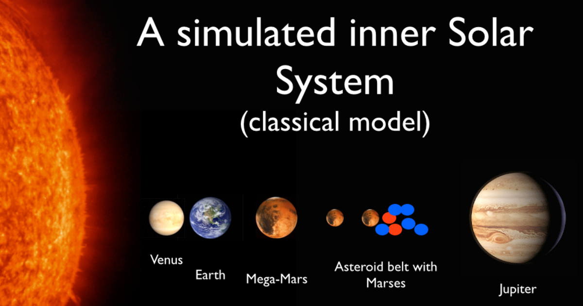 A simulated solar system | The Planetary Society
