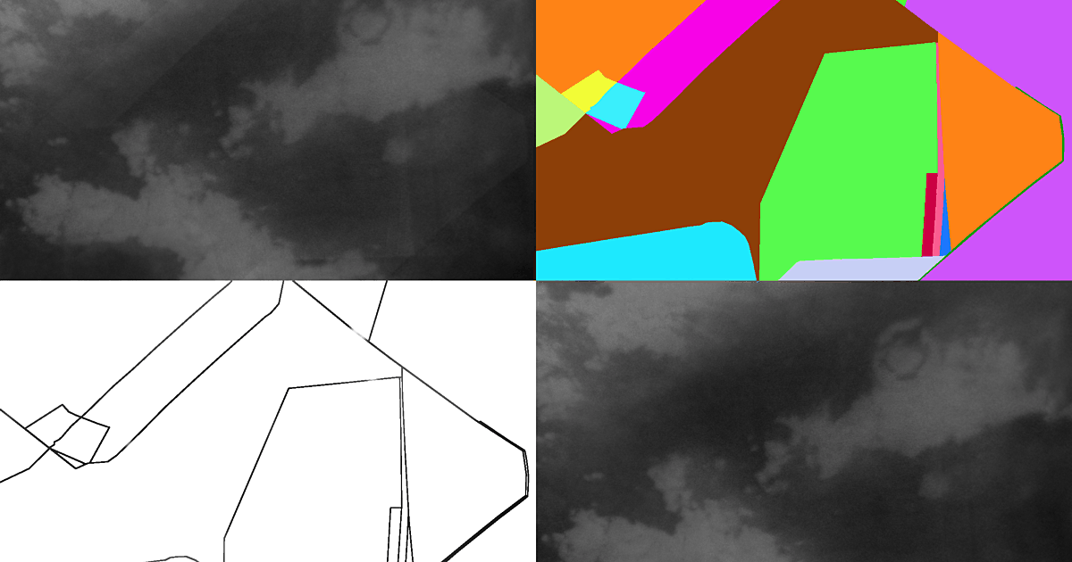 Example of original block, fragment map,… | The Planetary Society