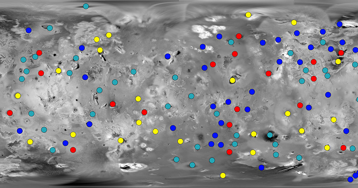 Global map of hotspots | The Planetary Society