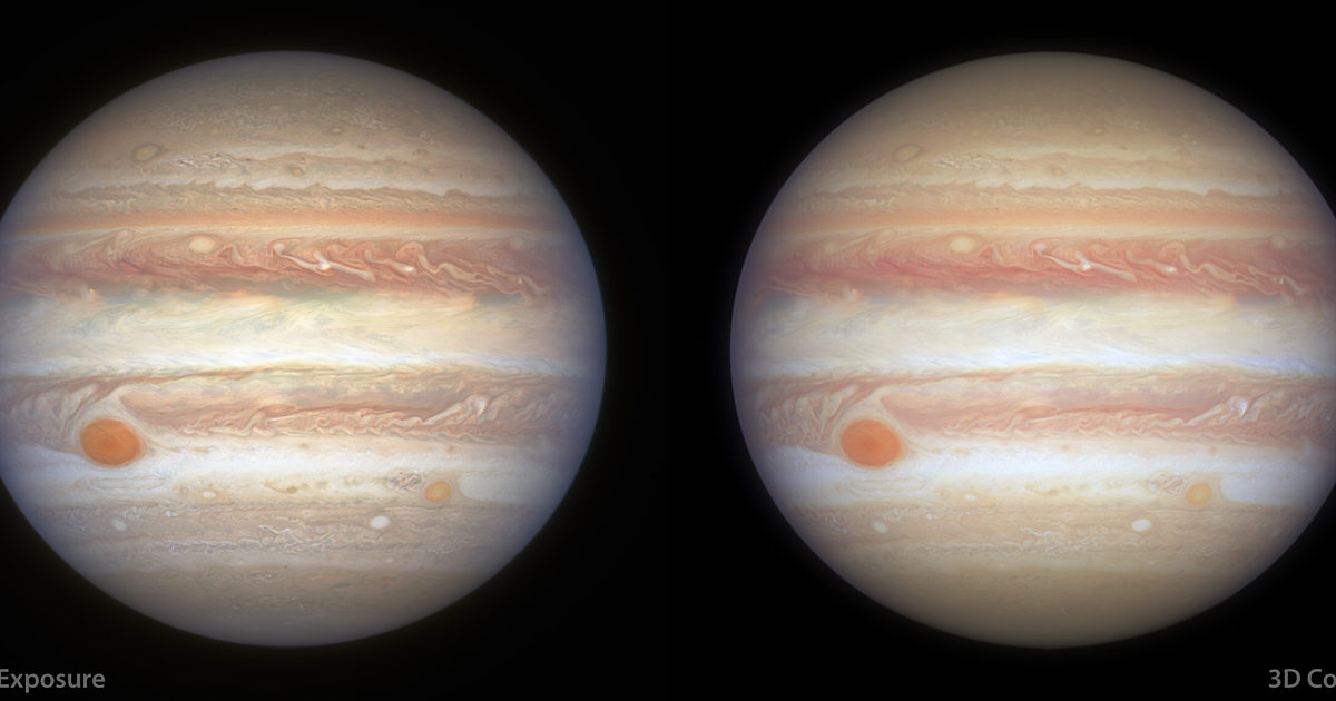 Finishing touches: from raw image (left) to… | The Planetary Society