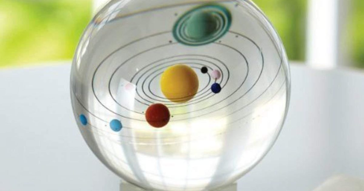 Danielle Gunn: Crystal solar system ball | The Planetary Society