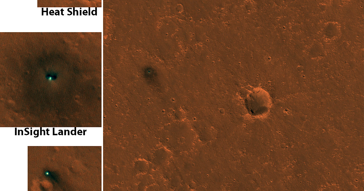 HiRISE images of InSight hardware on Mars | The Planetary Society
