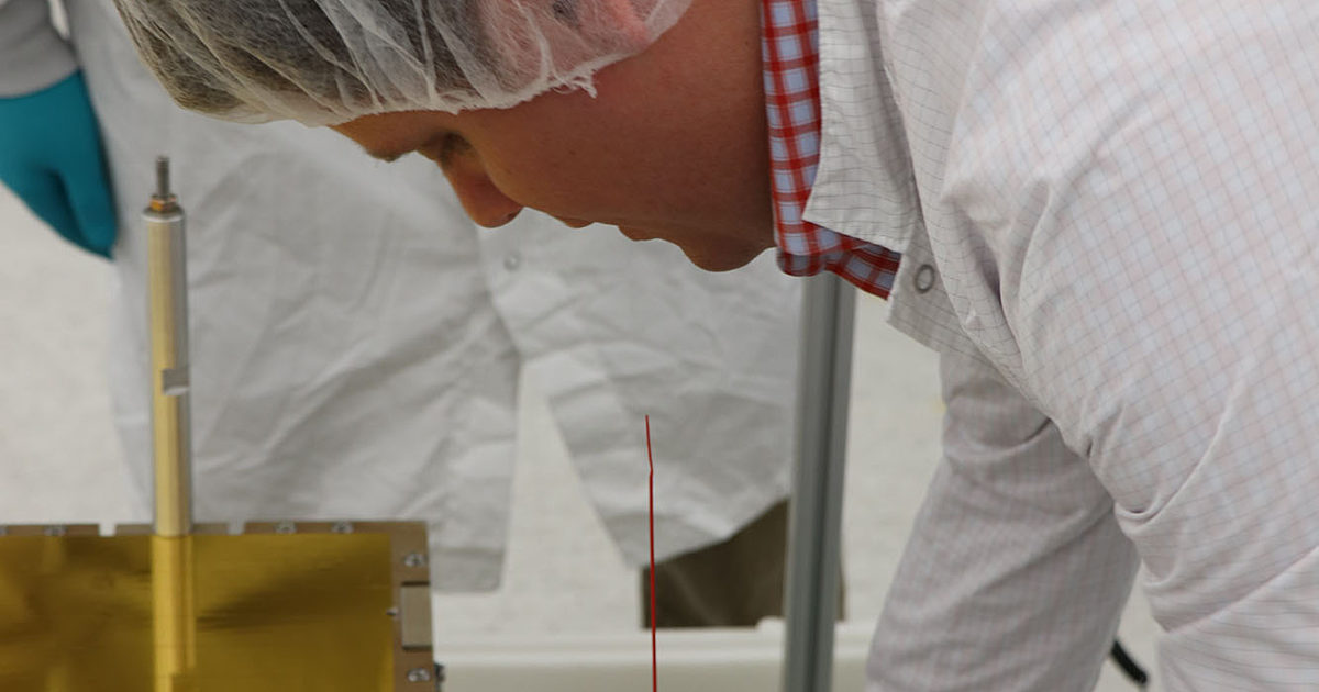 Ryan Nugent with Prox-1 | The Planetary Society