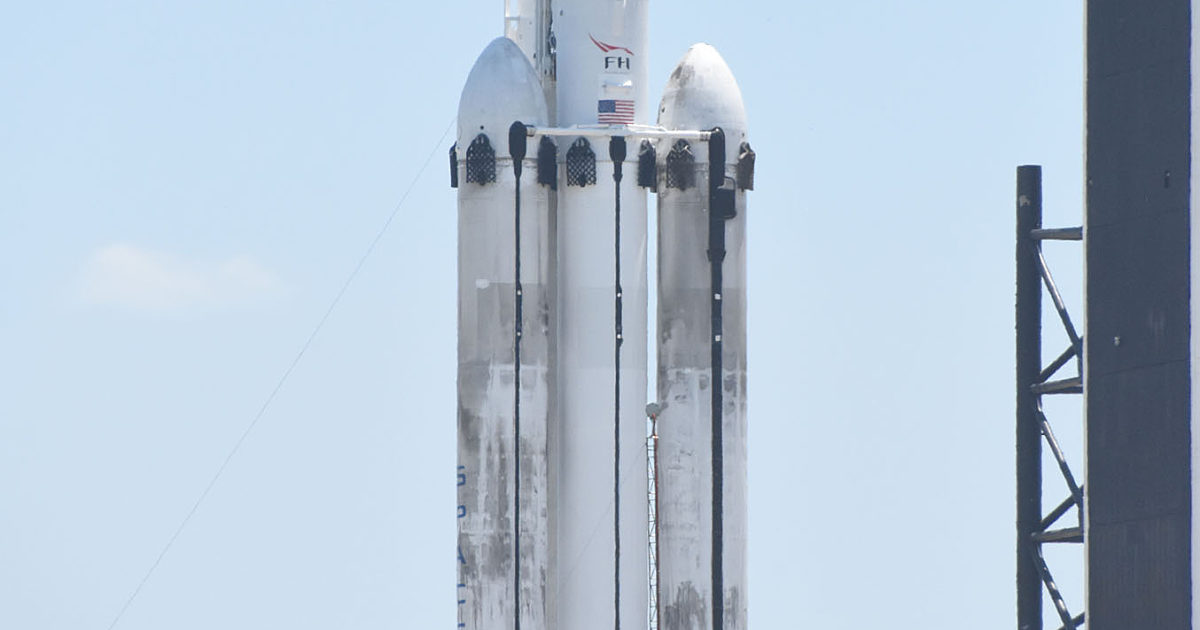STP-2 with LightSail 2 on the pad, front view | The Planetary Society