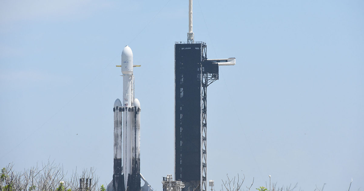 STP-2 with LightSail 2 on the pad, from the… | The Planetary Society