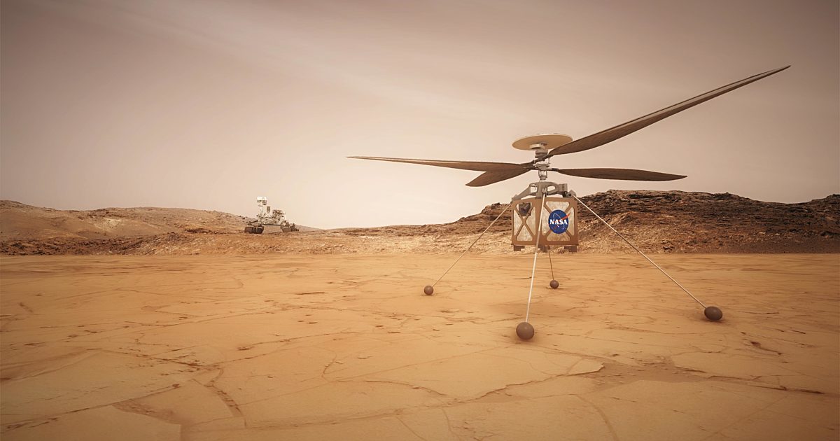 Mars Helicopter Artist's Concept | The Planetary Society