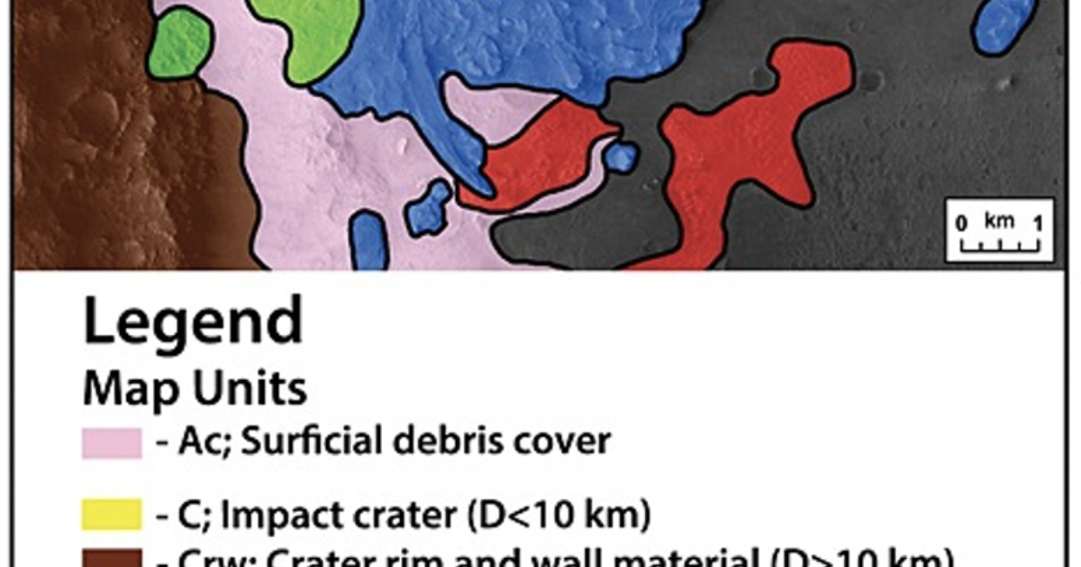 Previous Regional Map of Jezero Crater | The Planetary Society
