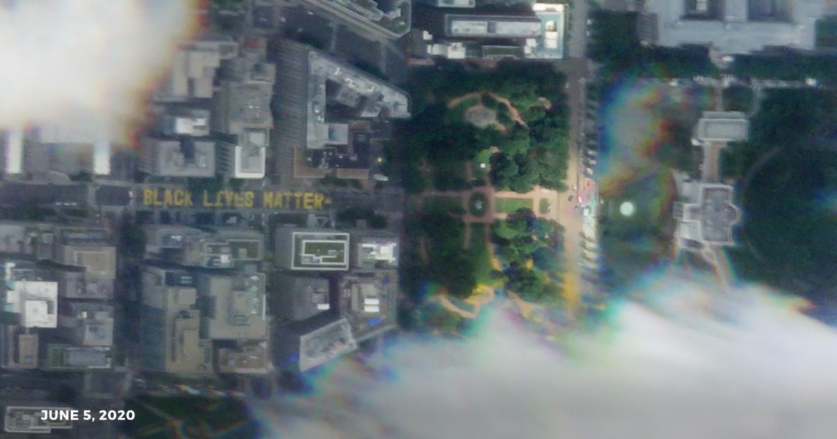 Black Lives Matter Mural from Space | The Planetary Society