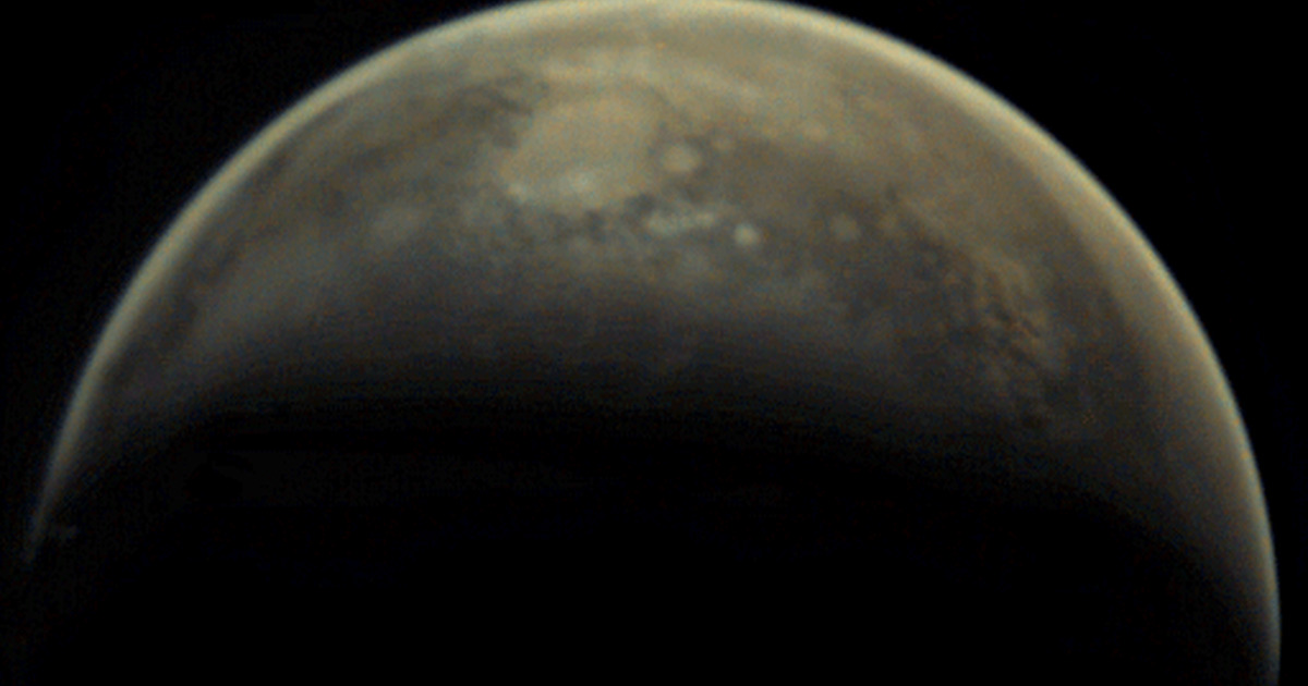 Phobos' shadow transits Mars | The Planetary Society