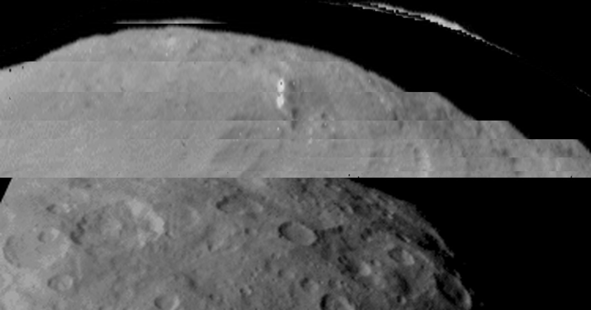 An isolated peak on Ceres (Ahuna Mons) | The Planetary Society