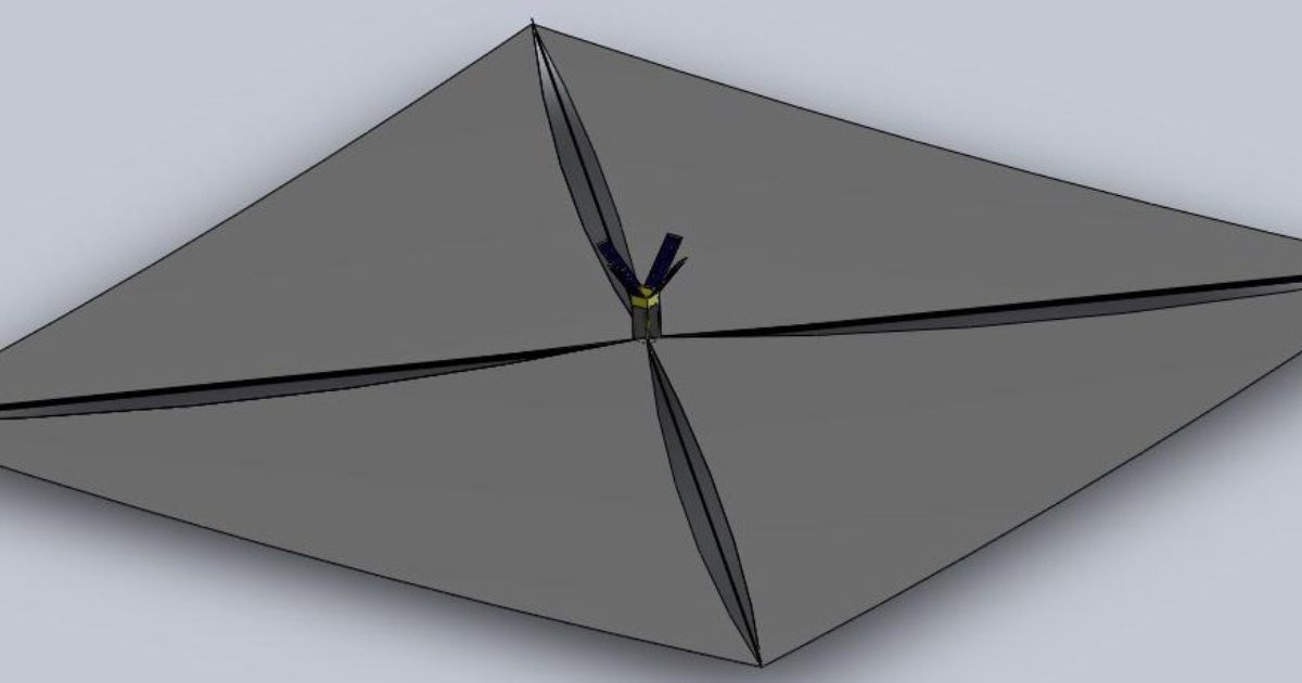 LightSail 1 in Deployed Configuration | The Planetary Society