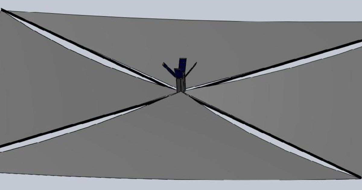 Diagram of LightSail 1 in Deployed… | The Planetary Society