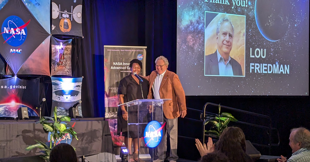 Mae Jemison honors Lou Friedman at the 2024… | The Planetary Society