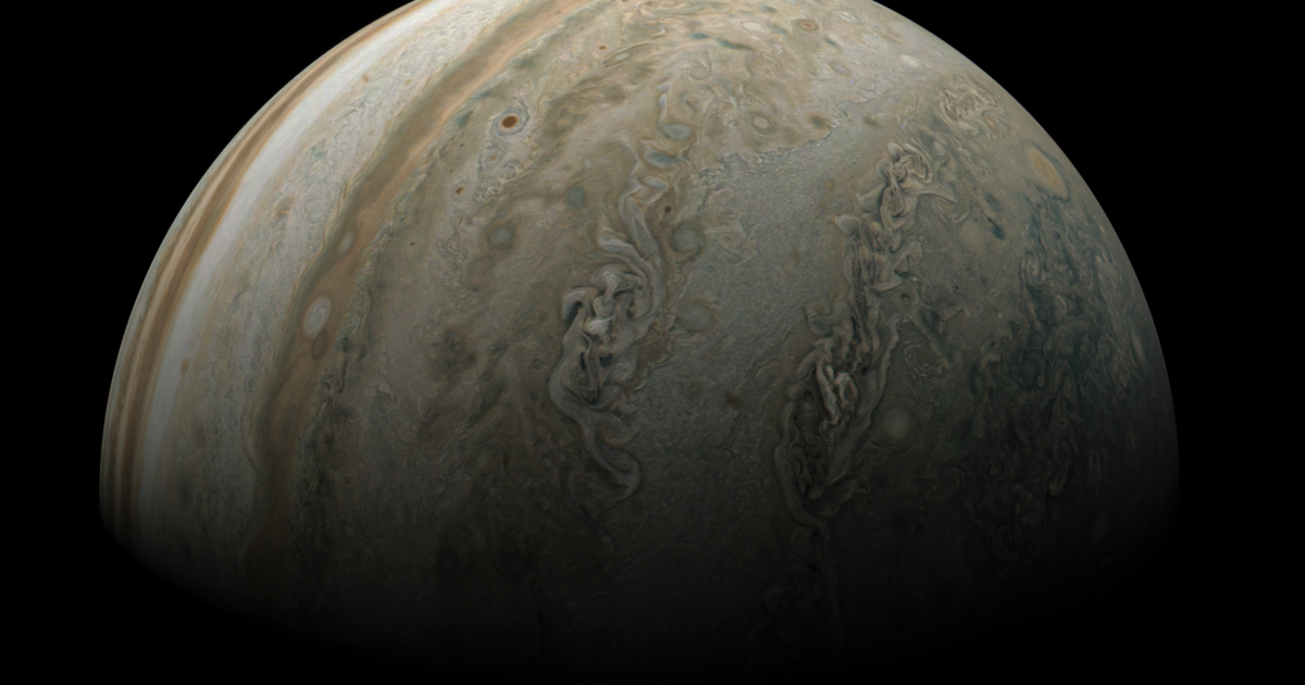 Jupiter's southern hemisphere from Juno | The Planetary Society