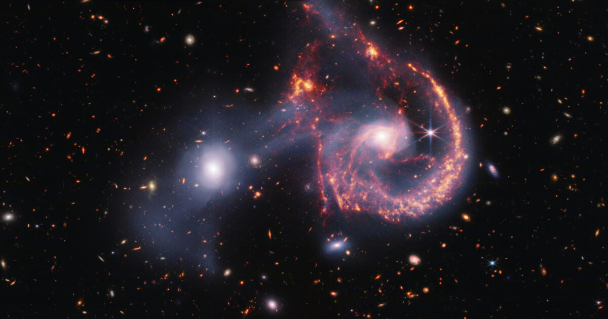 Arp 107 seen by JWST | The Planetary Society